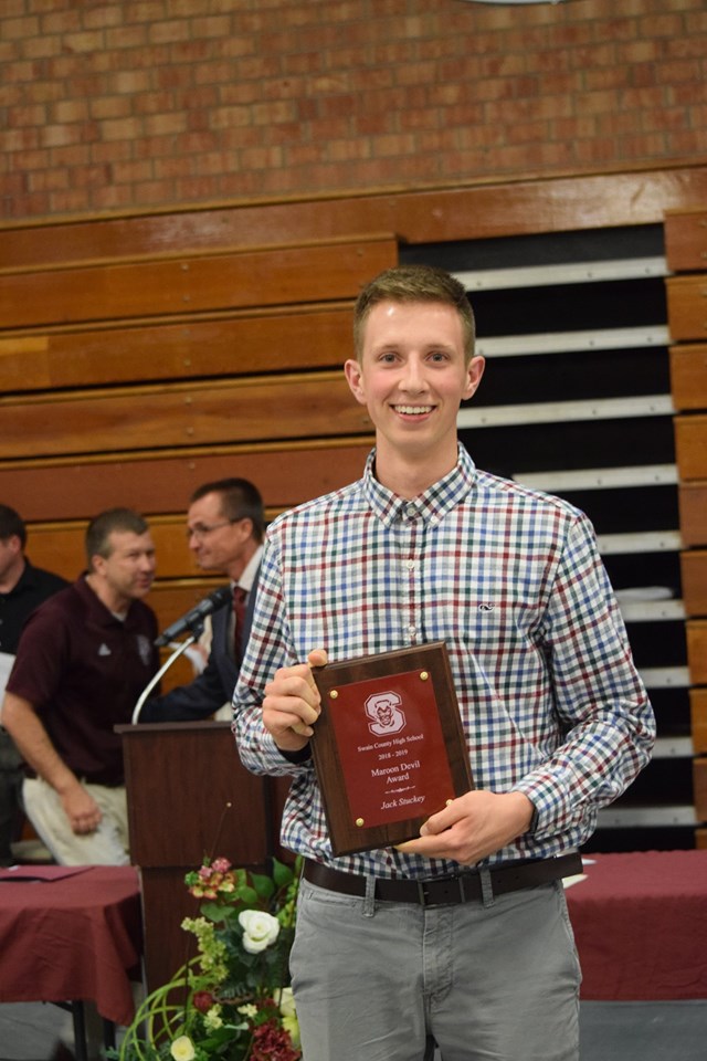 Jack Stuckey Named Maroon Devil Award Winner - Maroon Devils